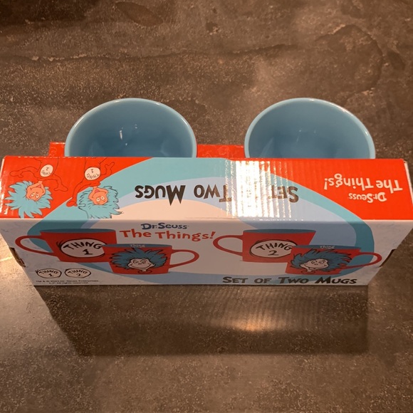 Dr. Seuss | Dining | Dr Seuss Mugs Thing And Thing 2 Set | Poshmark